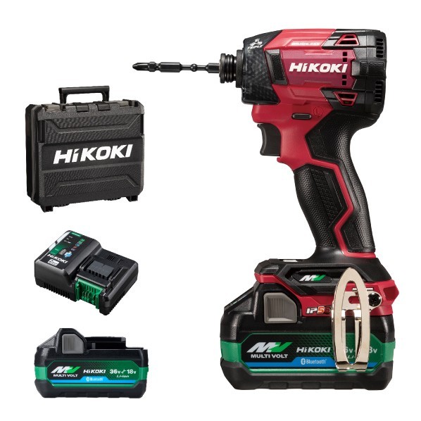 【楽天市場】HiKOKI(ハイコーキ) WH36DD(2XHRSZ) 36V 充電式 インパクトドライバ フルセット(バッテリー2個) スコーピオンレッド 1台：DIY FACTORY ...