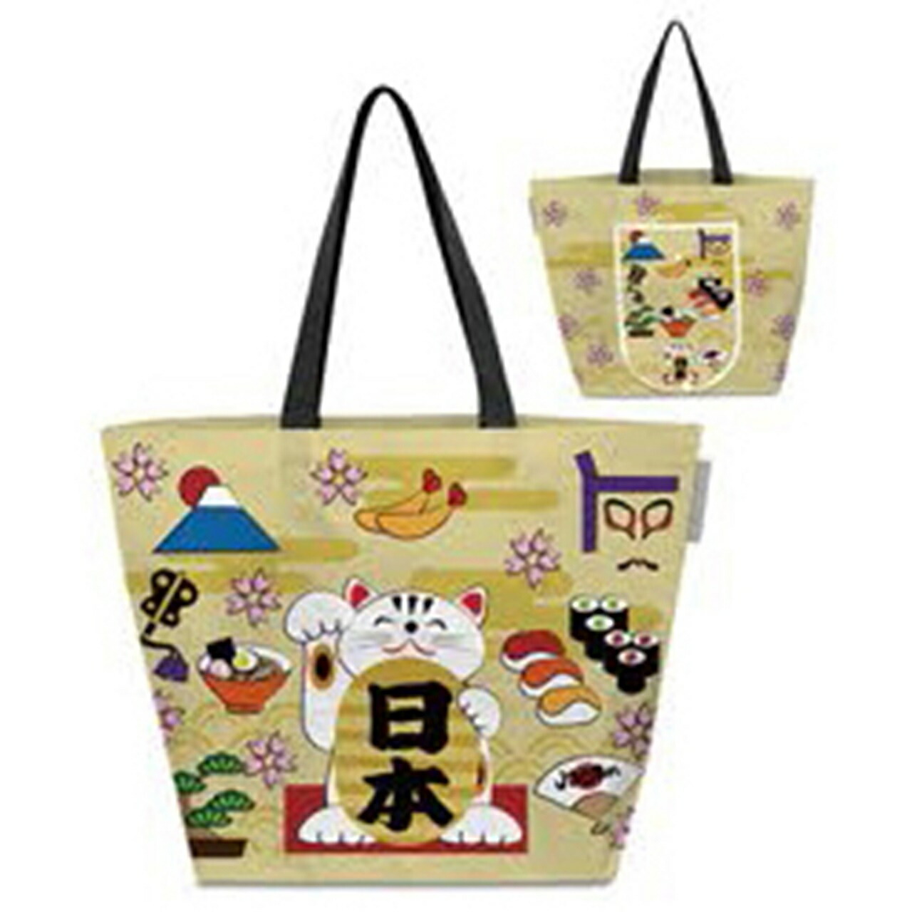 【楽天市場】レジャーシートエコバッグ P日本文化3：誕プレ雑貨 Tvoos