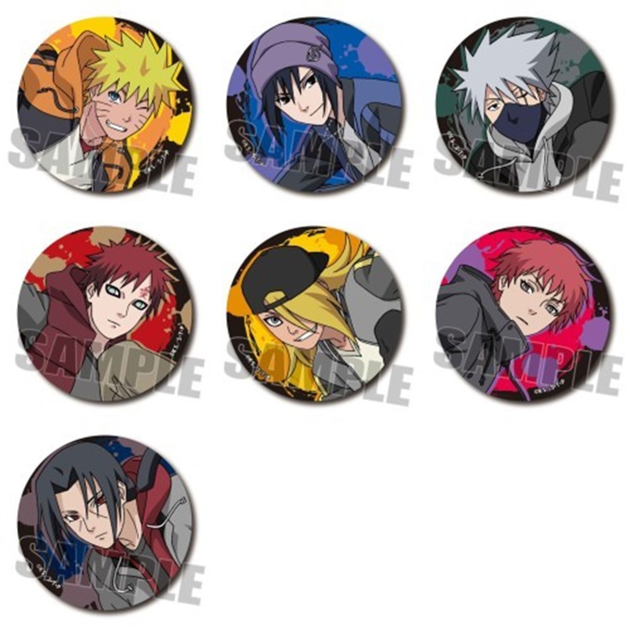 【楽天市場】【ロット販売】 【7入】 ナルト缶バッジスケーター(TD)：誕プレ雑貨 Tvoos