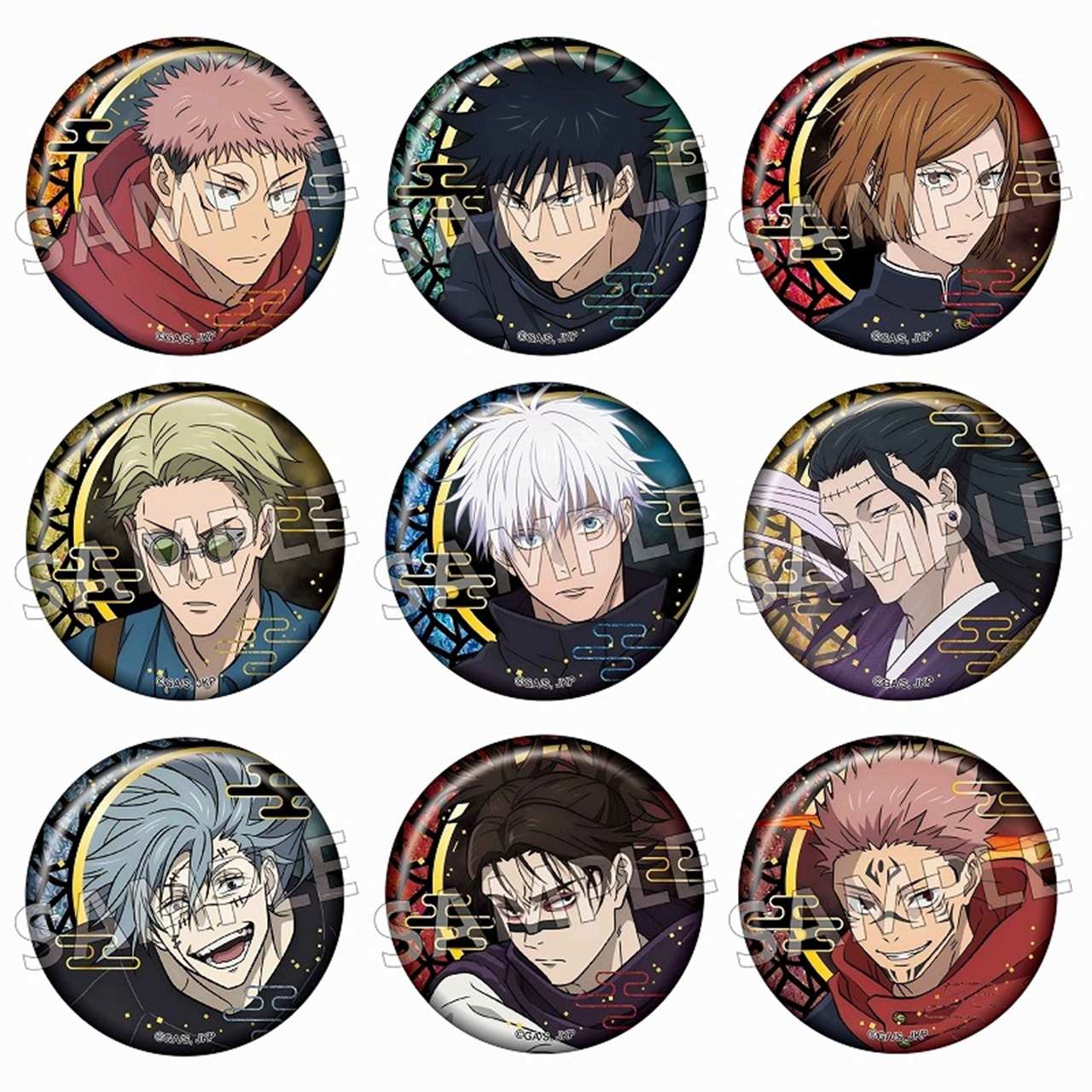 【楽天市場】【ロット販売】 【9入】 呪術廻戦螺鈿風シリーズ缶バッジVol.2単品(TD)：誕プレ雑貨 Tvoos