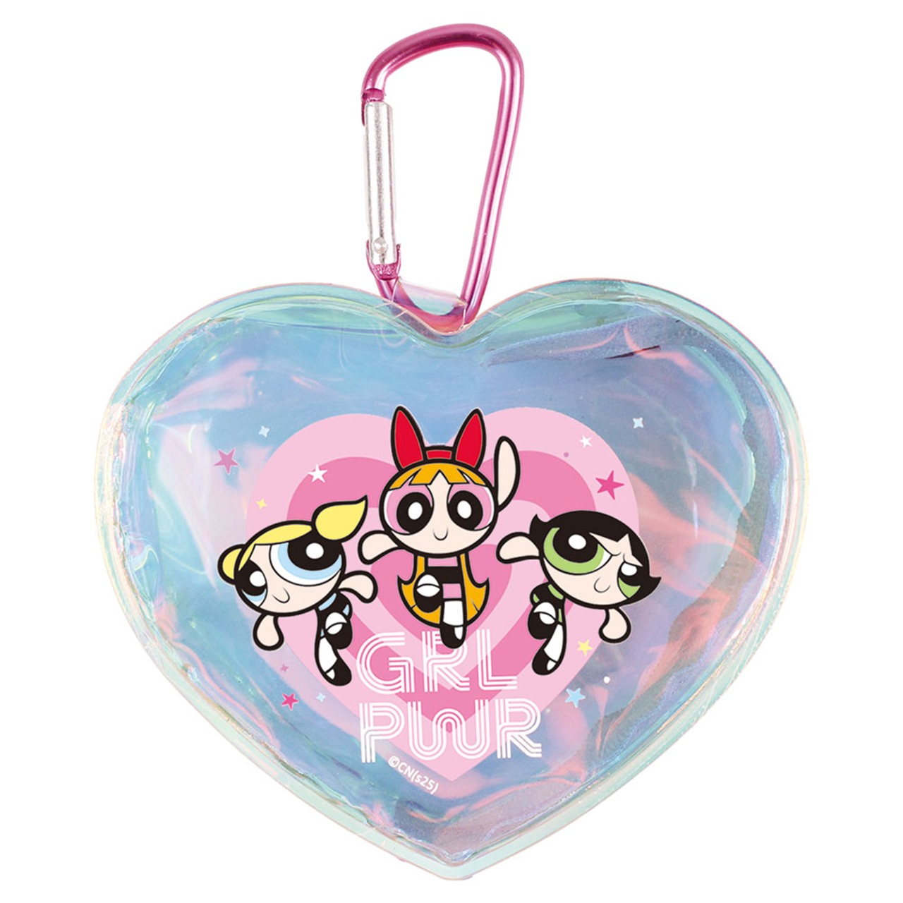 【楽天市場】パワーパフガールズハートオーロラポーチ ピンク：誕プレ雑貨 Tvoos