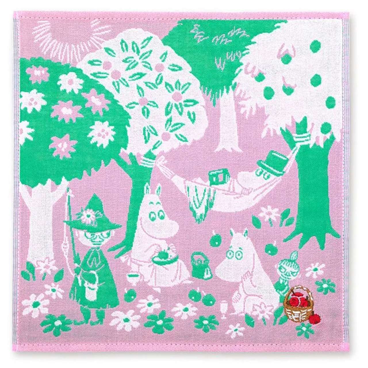 【楽天市場】ムーミン 三重ガーゼハンカチ ピクニック：誕プレ雑貨 Tvoos