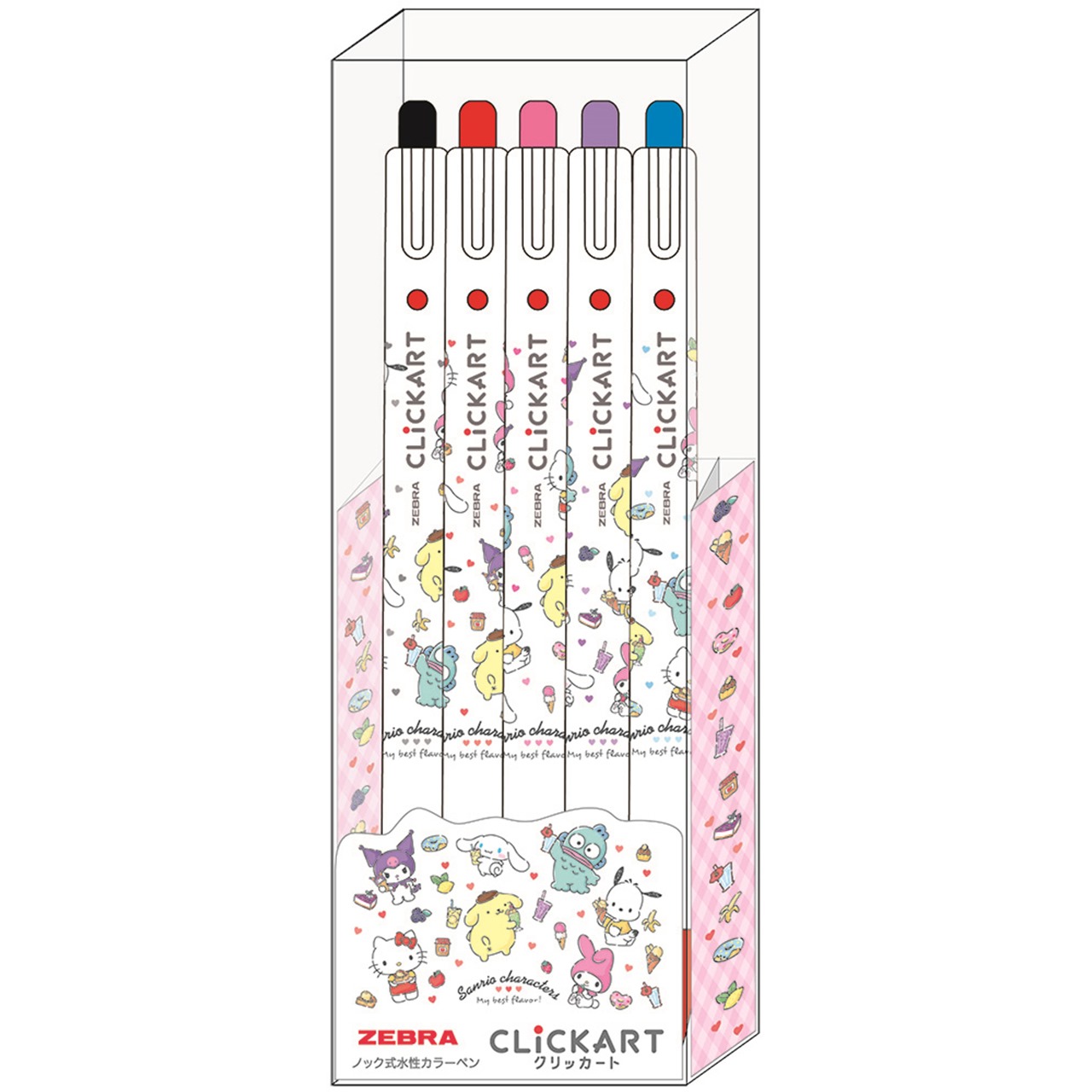 【楽天市場】サンリオクリッカート 5本セット：誕プレ雑貨 Tvoos