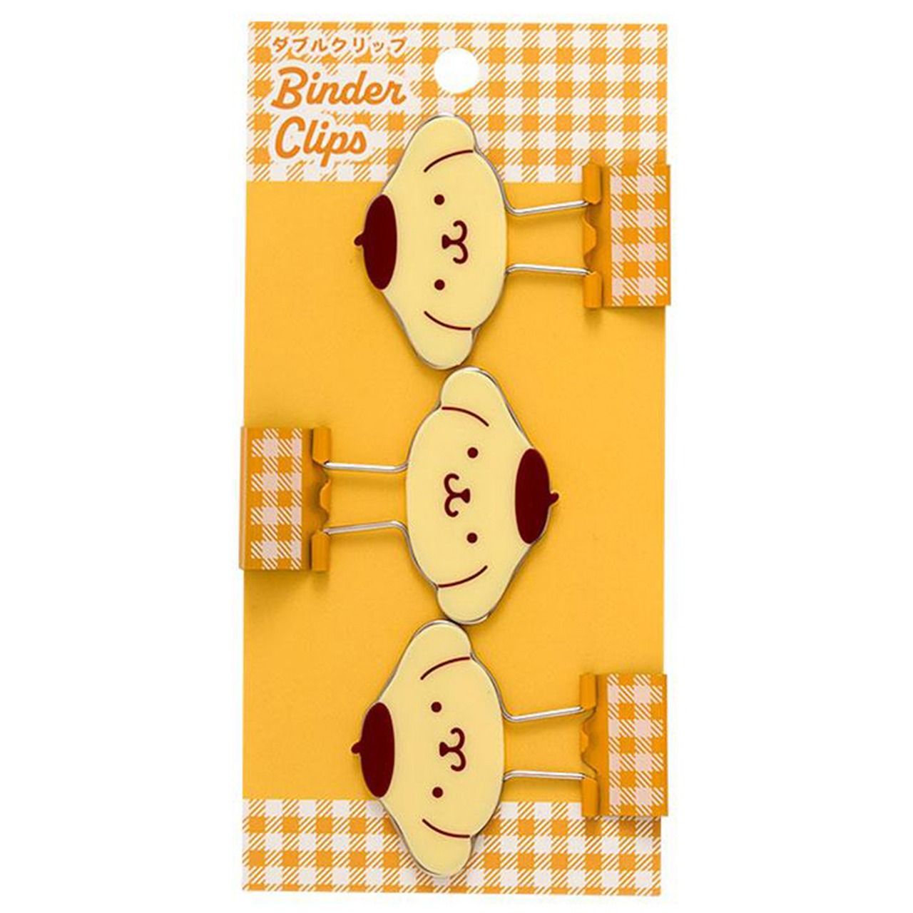 【楽天市場】ポムポムプリンダブルクリップ3CH：誕プレ雑貨 Tvoos