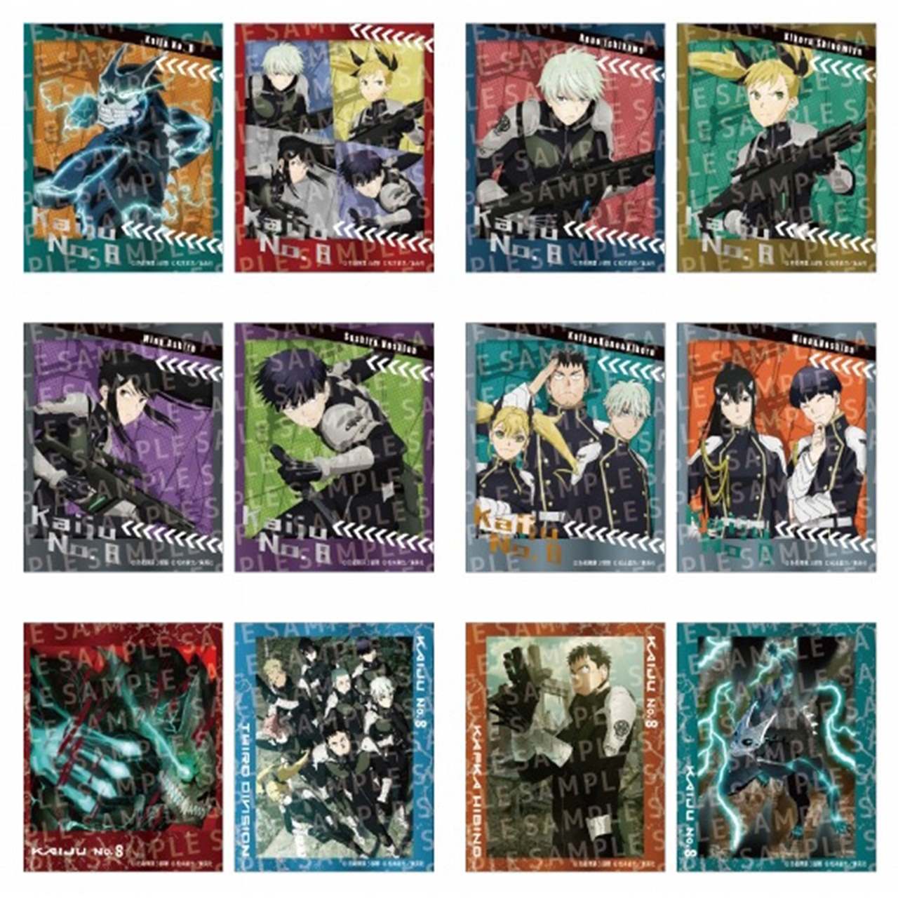 【楽天市場】【ロット販売】 【12入】 怪獣8号フォト風メタルステッカーコレクション戦闘開始(TD)：誕プレ雑貨 Tvoos