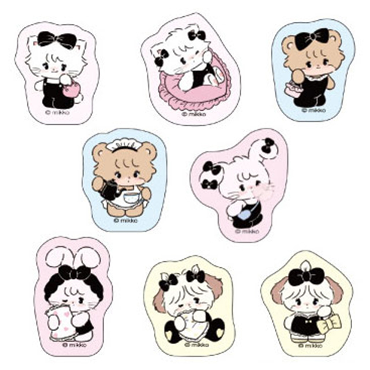 【楽天市場】mikkoフレークシールブラックキャラ：誕プレ雑貨 Tvoos