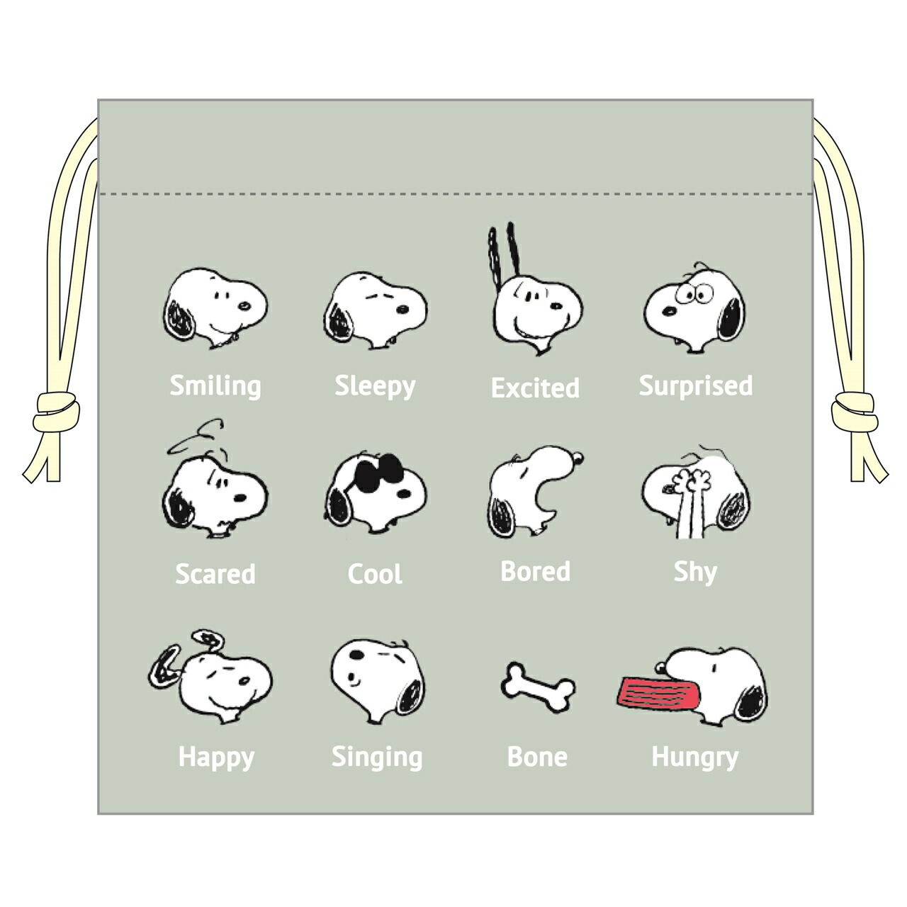 【楽天市場】スヌーピー巾着 フェイス：誕プレ雑貨 Tvoos