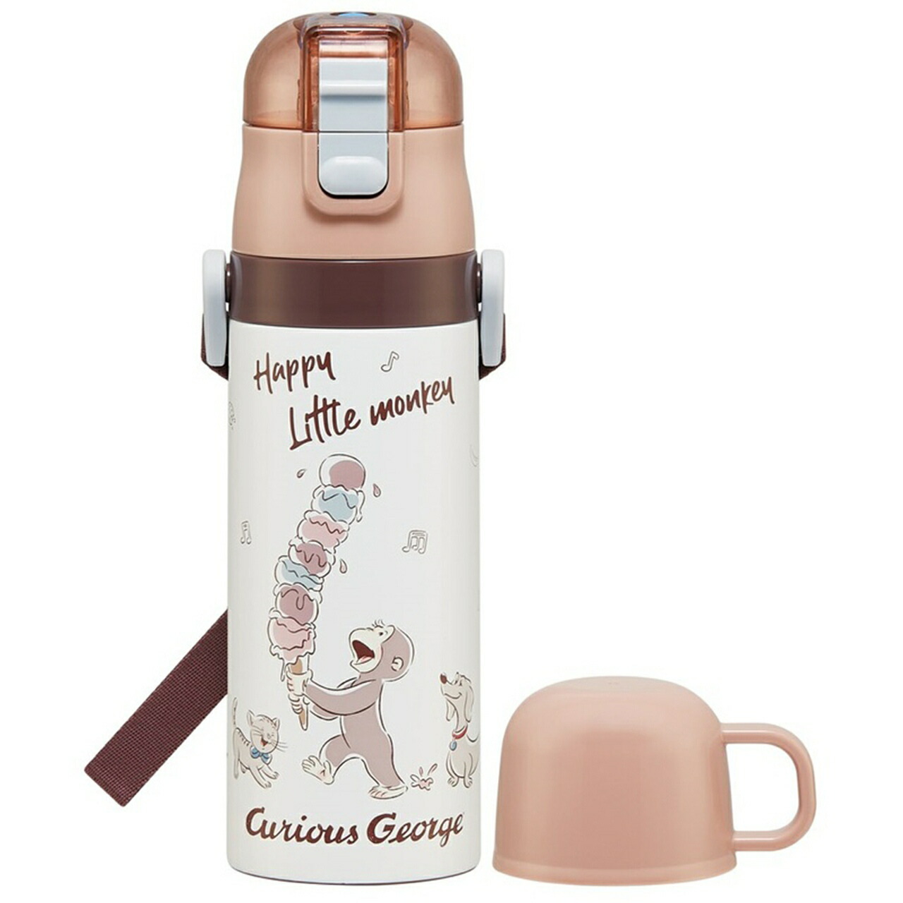 【楽天市場】2WAYステンレスボトルおさるのジョージ25：誕プレ雑貨 Tvoos