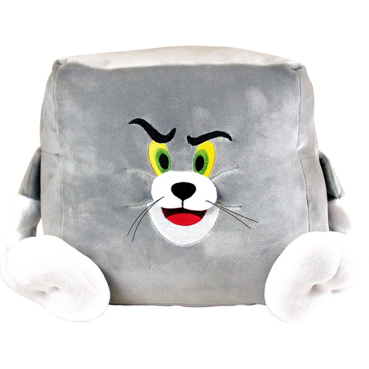 【楽天市場】トム&ジェリーもっちりクッション/ファニーアート トム++：誕プレ雑貨 Tvoos