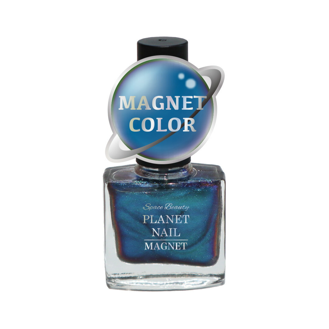 【楽天市場】【新感覚マグネットネイル】【ポリッシュタイプ】新色 PLANET NAIL(プラネットネイル) PLM02 インフィニティブルー 10ml ネイルポリッシュ マニキュア マグネット ...