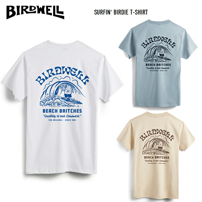 【楽天市場】Tシャツ BIRDWELL ”Surfin’ Birdie T-Shirt” US MADE バードウェル 半袖 トップス T ...