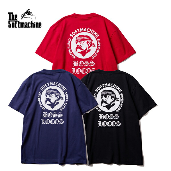 【楽天市場】Softmachine Boss Locos - T ソフトマシーン ボス ロコス ティー：TWOFACE