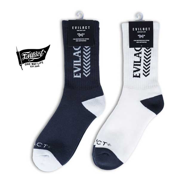 【楽天市場】Evilact Evil Mid Socks イーブルアクト イーブル ミッド ソックス：TWOFACE