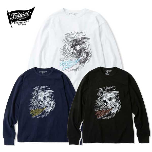 【楽天市場】Evilact Mid Skull Ls イーブルアクト スカル ロングスリーブ：TWOFACE