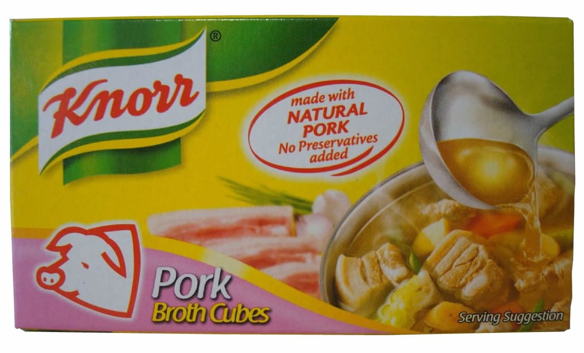 【楽天市場】Knorr Pork Broth Cubes 60g 6cubes クノール ポーク ブイヨン キューブ 6キューブ入り：UFIRST