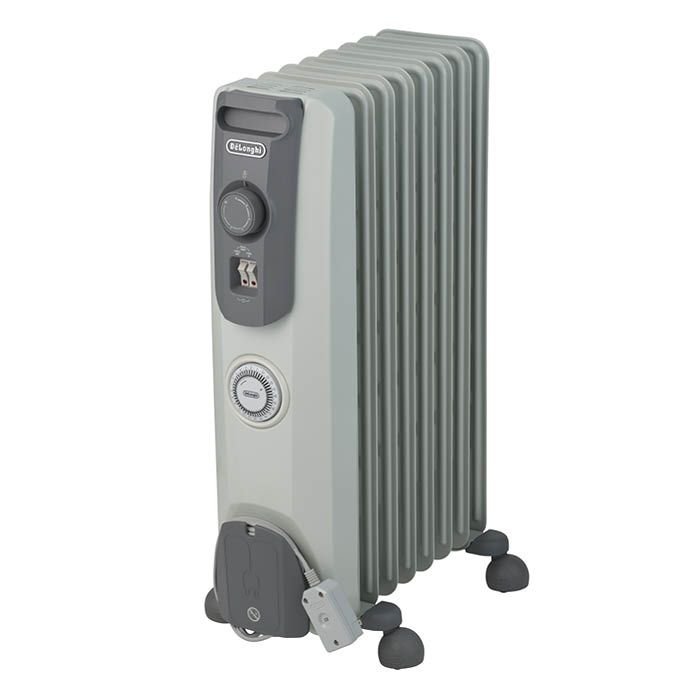【楽天市場】De'Longhi (デロンギ) オイルヒーター 1200W 木造8畳 RHJ10F0812-SG ストーングレー 24hタイマー ...