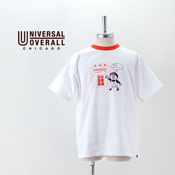 【楽天市場】【SOLDOUT】UNIVERSAL OVERALL ユニバーサルオーバーオール メンズ 100周年記念限定 WINDYJR. Tシャツ[U2413209WJ100TH ...