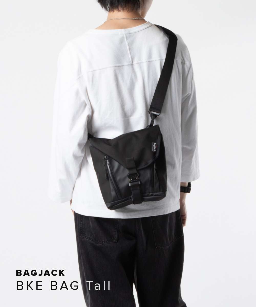 【楽天市場】バッグジャック bagjack BKE BAG tall ユニセックス バッグ ショルダーバッグ バイクバッグ トール ...