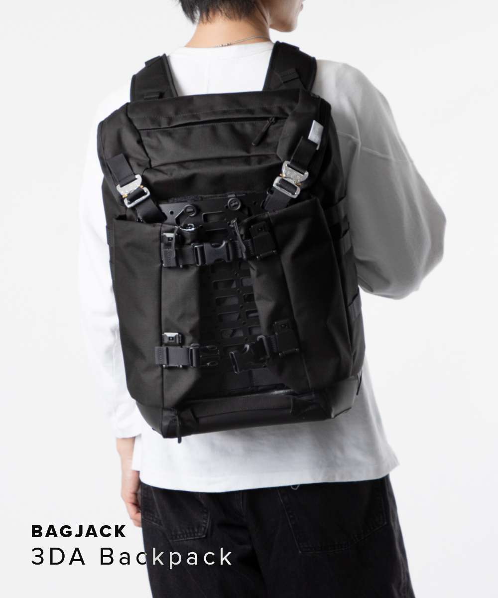 【楽天市場】バッグジャック bagjack 3DA Backpack 2021 ユニセックス バッグ バックパック コーデュラ デイパック ...