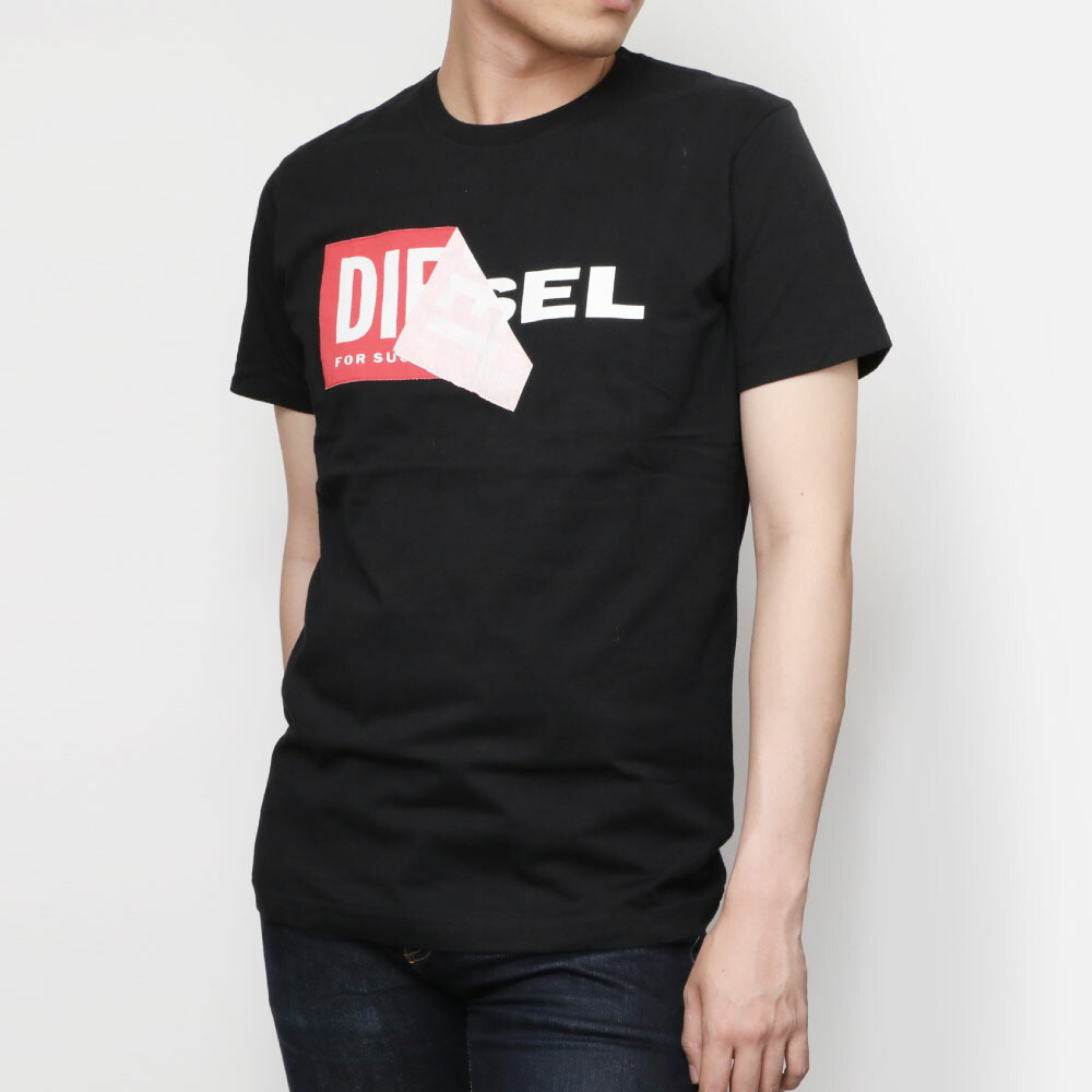 【楽天市場】ディーゼル DIESEL Tシャツ メンズ T-DIEGO-QA MAGLIETTA 半袖 トップス カットソー クルーネック ロゴ めくりT めくりロゴ ロゴTブランド ティー ...