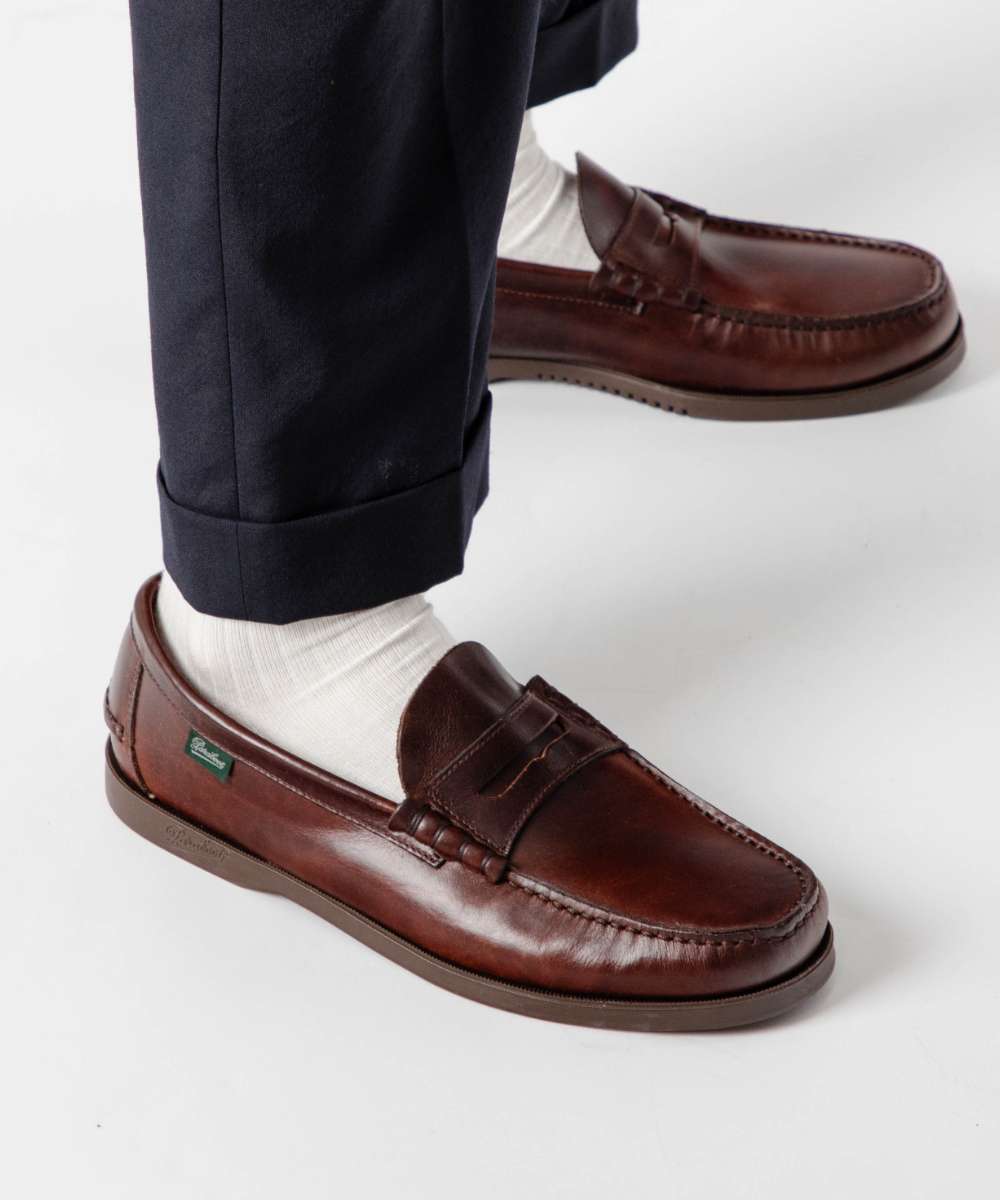 【楽天市場】パラブーツ PARABOOT 93603 ローファー CORAUX コロー メンズ シューズ モカシン コインローファー ビジネス ...