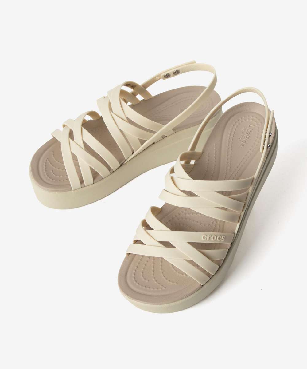 【楽天市場】クロックス crocs Crocs Brooklyn Strappy Low WgW クロックス ブルックリン ストラッピー ロー ...