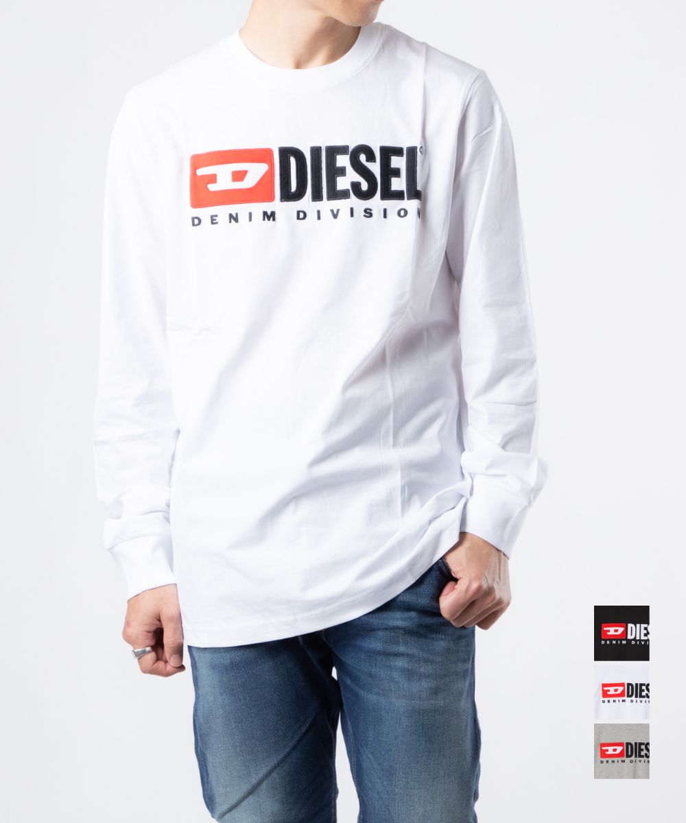 【楽天市場】ディーゼル DIESEL A03768 0AAXJ Tシャツ メンズ トップス 長袖 ロンT クルーネック シンプル ロング ...