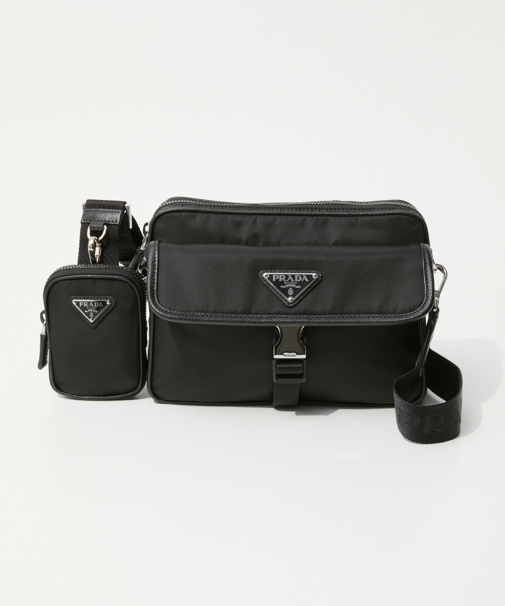 【楽天市場】プラダ PRADA 2VH133 2DMH ショルダーバッグ TESSUTO+SAFFI SHORDER BAG レディース ...