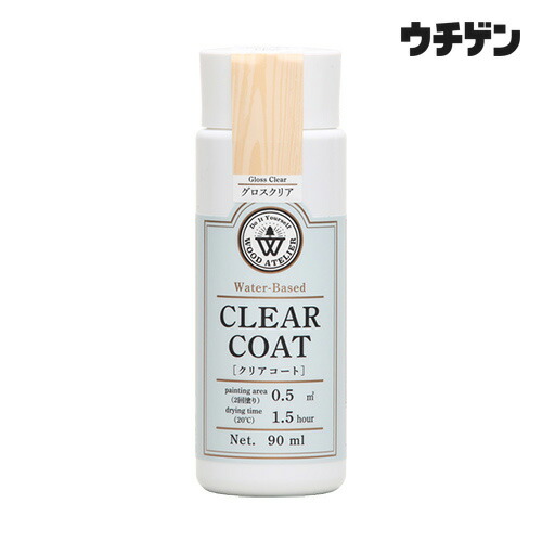 【楽天市場】和信ペイント ウッドアトリエ クリアコート CC-14 グロスクリア90ml：ウチゲンベース 楽天市場店