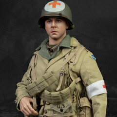 【楽天市場】【Facepoolfigure】FP010 1/6 US Ranger Combat Medic - France 1944 ...