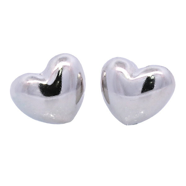 【楽天市場】【2,000円OFFクーポンで＋3点で10倍、2点でも5倍】（232511）プラチナ 大きめぷっくりスタッドハートピアス Lサイズ ...