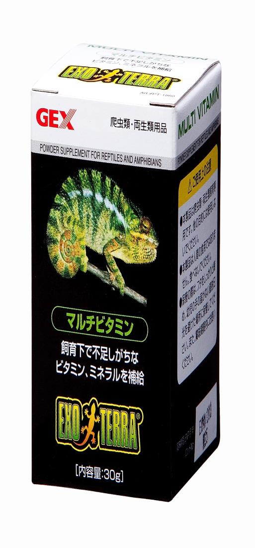 【楽天市場】エキゾテラ GEX EXOTERRA マルチビタミン 30g PT1860 不足しがちなビタミンやミネラルなど10種類以上を含有したパウダーサプリ：UGUISU MAMA