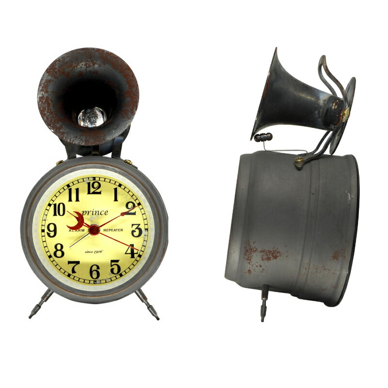 【楽天市場】村松時計製作所（PRINCE）Bugle clock（Aging） 目覚まし時計：ユーアイエス逸品館
