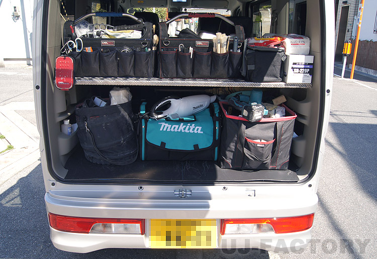 【楽天市場】★アルミ製 カーゴラック★ スズキ エブリイワゴン DA17W専用品 アルミ荷台 棚 SUZUKI EVERY WAGON ...