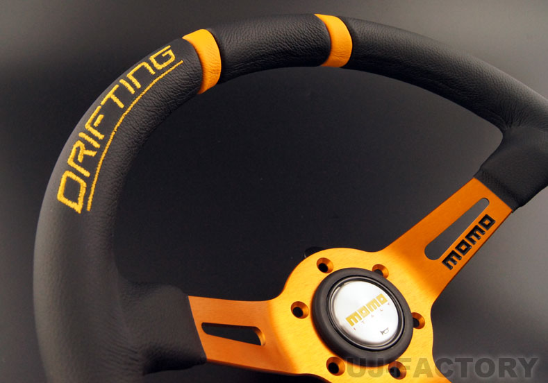 【楽天市場】【即納！正規品】MOMO ステアリング DRIFTING（ドリフティング） オレンジスポーク 33φ：UJ-FACTORY