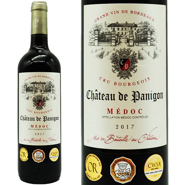 【楽天市場】【6本以上ご購入で送料・代引無料】シャトー ド パニゴン 2017 AOCメドック クリュ ブルジョワ級 シャトー元詰 カリーヌ ...