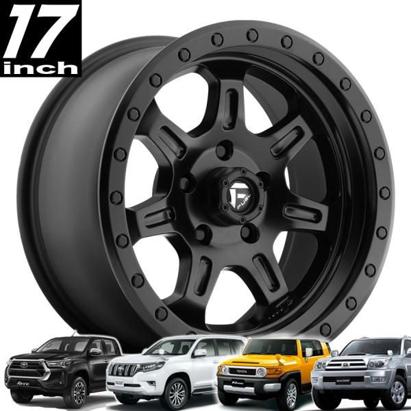 【楽天市場】FUEL OFFROAD フューエルオフロード JM2 (ジェイエム2) D572 マットブラック 17インチアルミホイール ...