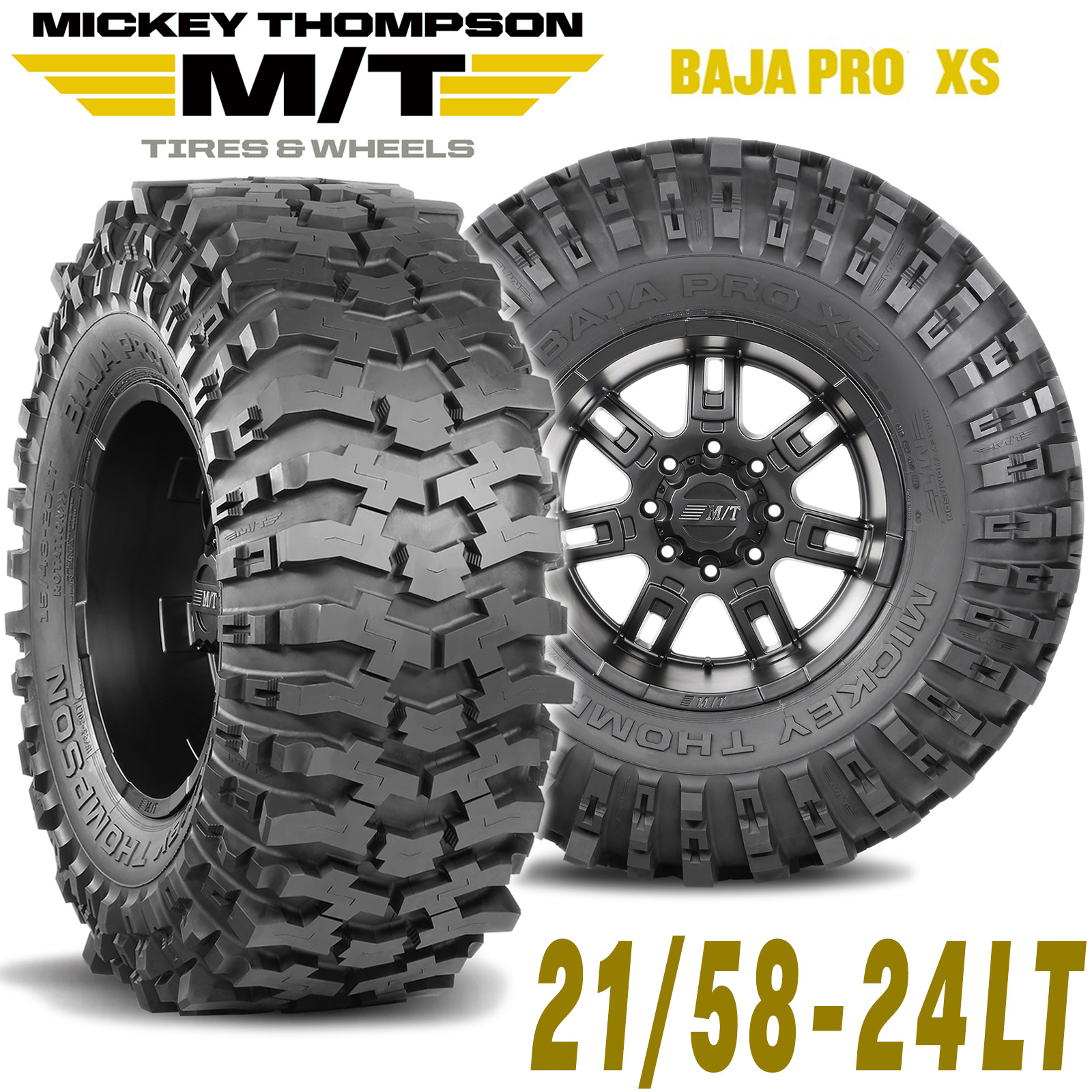 【楽天市場】MICKEY THOMPSON ミッキートンプソン BAJA PRO XS（バハプロエックスエス）24インチタイヤ（1本） 21/ ...