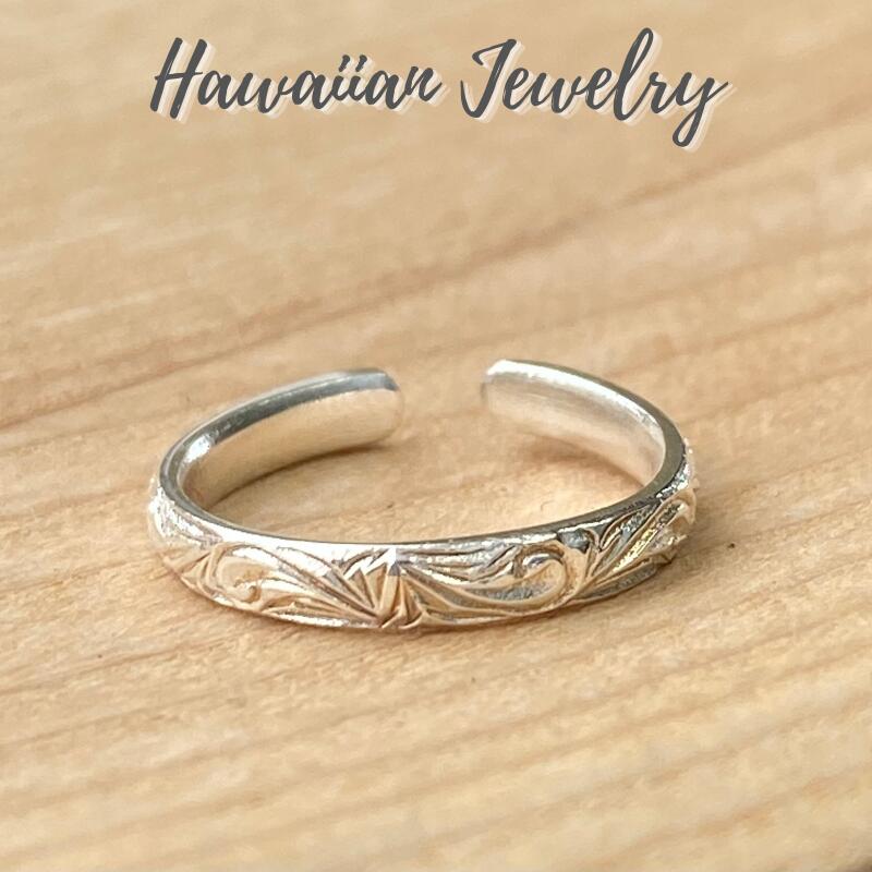 【楽天市場】ハワイアンジュエリー リングシルバートゥリング＆ピンキーリング 指輪Silver Toe Ring＆Pinky Ring ...