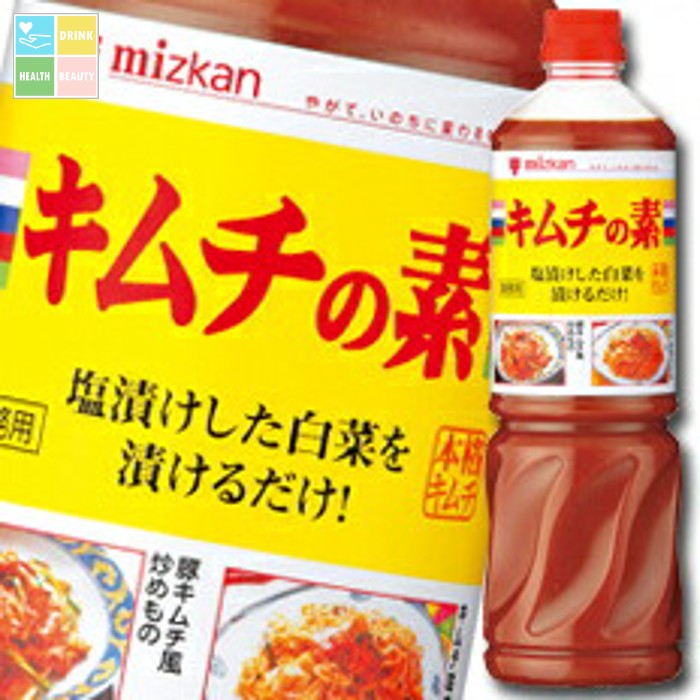 【楽天市場】ミツカン キムチの素ペットボトル1140g×1ケース（全8本） 送料無料：うまいもん屋 美美健康サルーテ