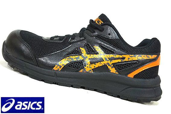 【楽天市場】アシックス安全靴 スニーカー 作業靴 FCP-106 9009【ブラックXオレンジポップ】ヒモタイプ（アシックスウィンジョブ）：梅 ...