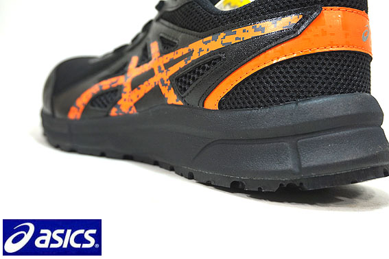 【楽天市場】アシックス安全靴 スニーカー 作業靴 FCP-106 9009【ブラックXオレンジポップ】ヒモタイプ（アシックスウィンジョブ）：梅 ...