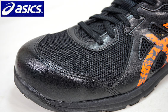 【楽天市場】アシックス安全靴 スニーカー 作業靴 FCP-106 9009【ブラックXオレンジポップ】ヒモタイプ（アシックスウィンジョブ）：梅 ...