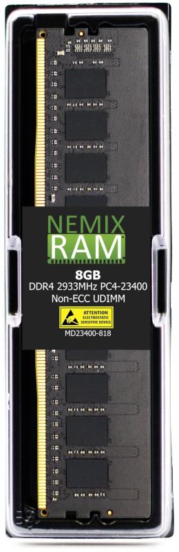 【楽天市場】NEMIX RAM 8GB DDR4-2933 PC4-23400 Non-ECC Unbuffered デスクトップメモリ by ...