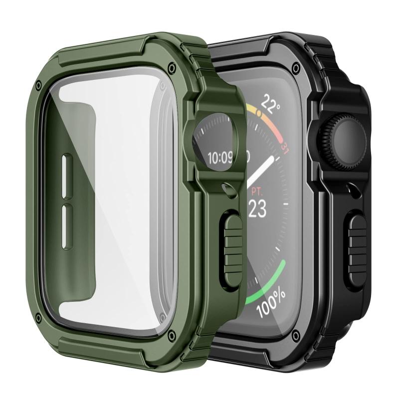 【楽天市場】2枚入り Adepoy コンパチブル Apple Watch Series 6/5/4/SE Series 8/7 44/45mm ...