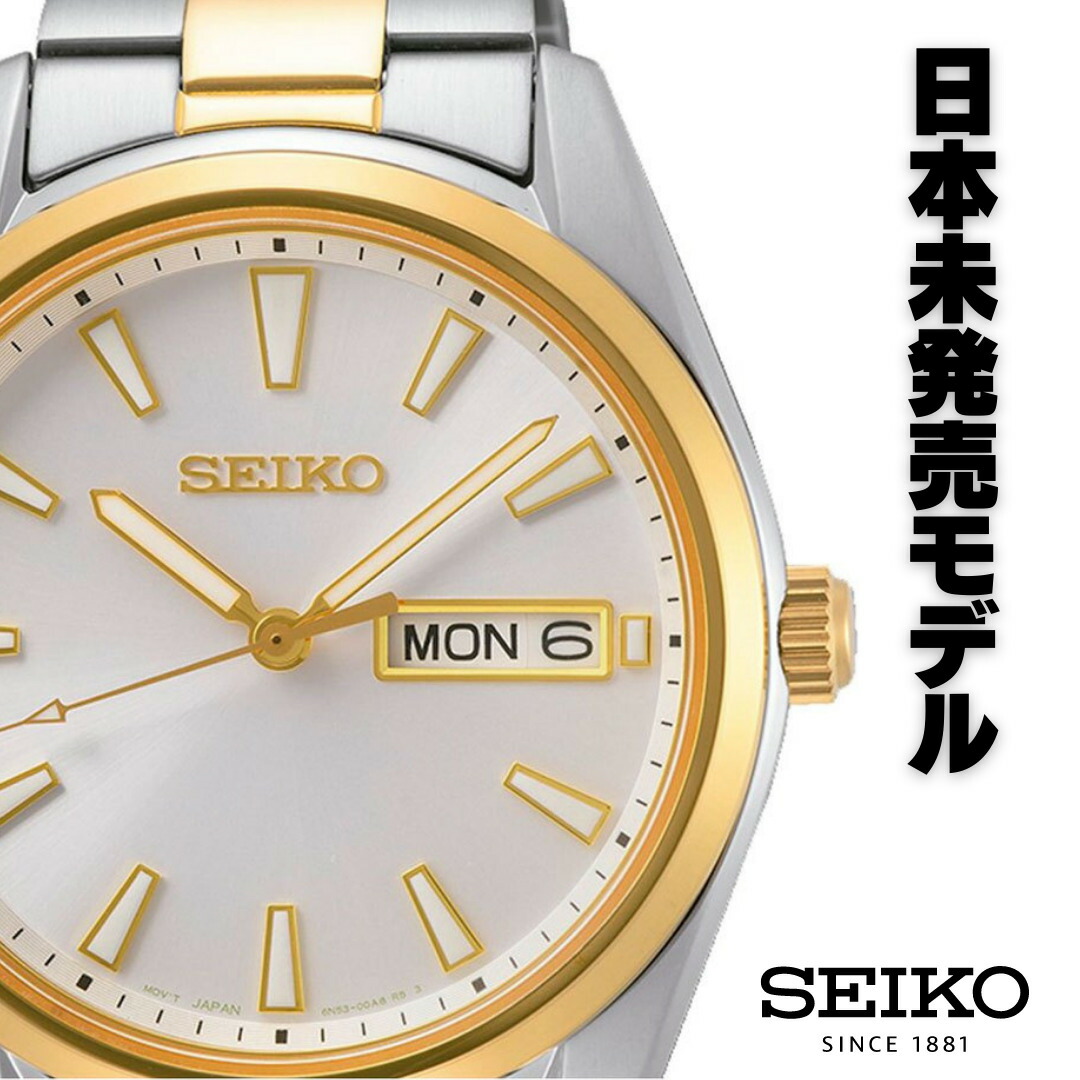 【楽天市場】[超期間限定SALE][日本未発売][海外モデル][逆輸入SEIKO]SEIKO セイコー ネオクラシック 腕時計 時計 ブランド ...