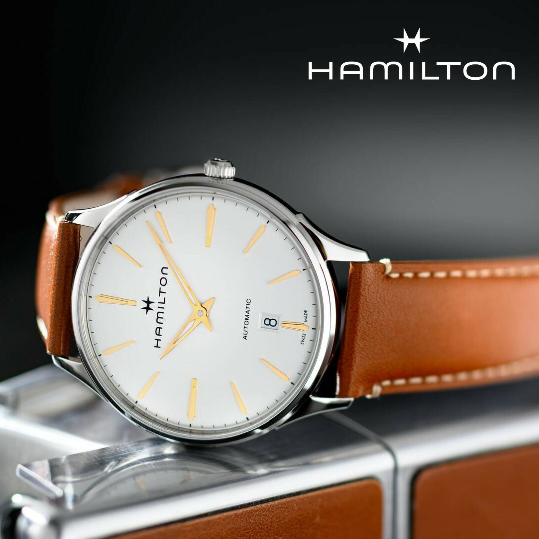 【楽天市場】[国内定価 138,600円][期間限定超セール開催中]ハミルトン ジャズマスター シンライン オート 40mm 自動巻き メンズ ...