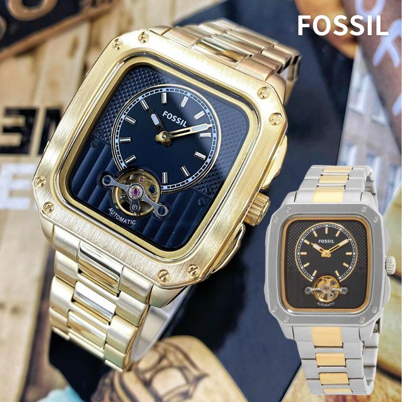 【楽天市場】[期間限定超SALE]FOSSIL フォッシル 時計 メンズ フォッシル 腕時計 メンズ スケルトン オートマティック 自動巻き ...