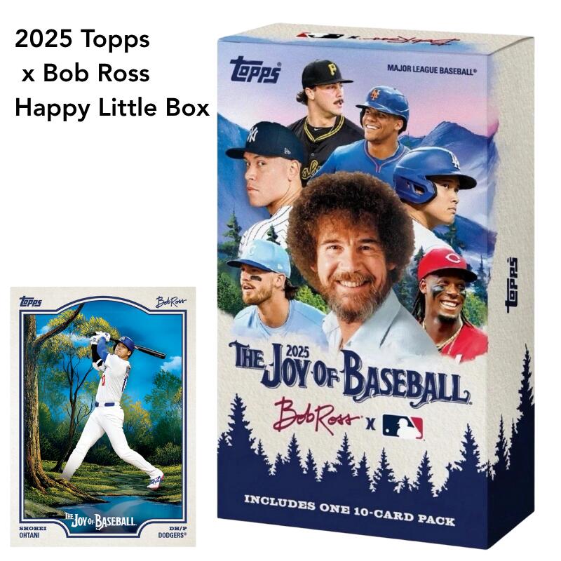 【楽天市場】[メーカー即完必至]2025 Topps x Bob Ross: The Joy of Baseball Happy Little ...