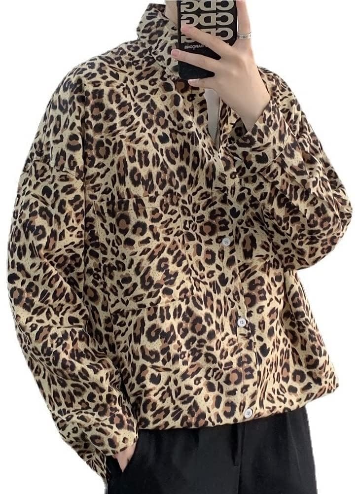 【楽天市場】[aspersio] [アスペルシオ] ヒョウ柄 長袖シャツ v系 襟付き お洒落 カジュアルシャツ メンズ：UNDARBAR